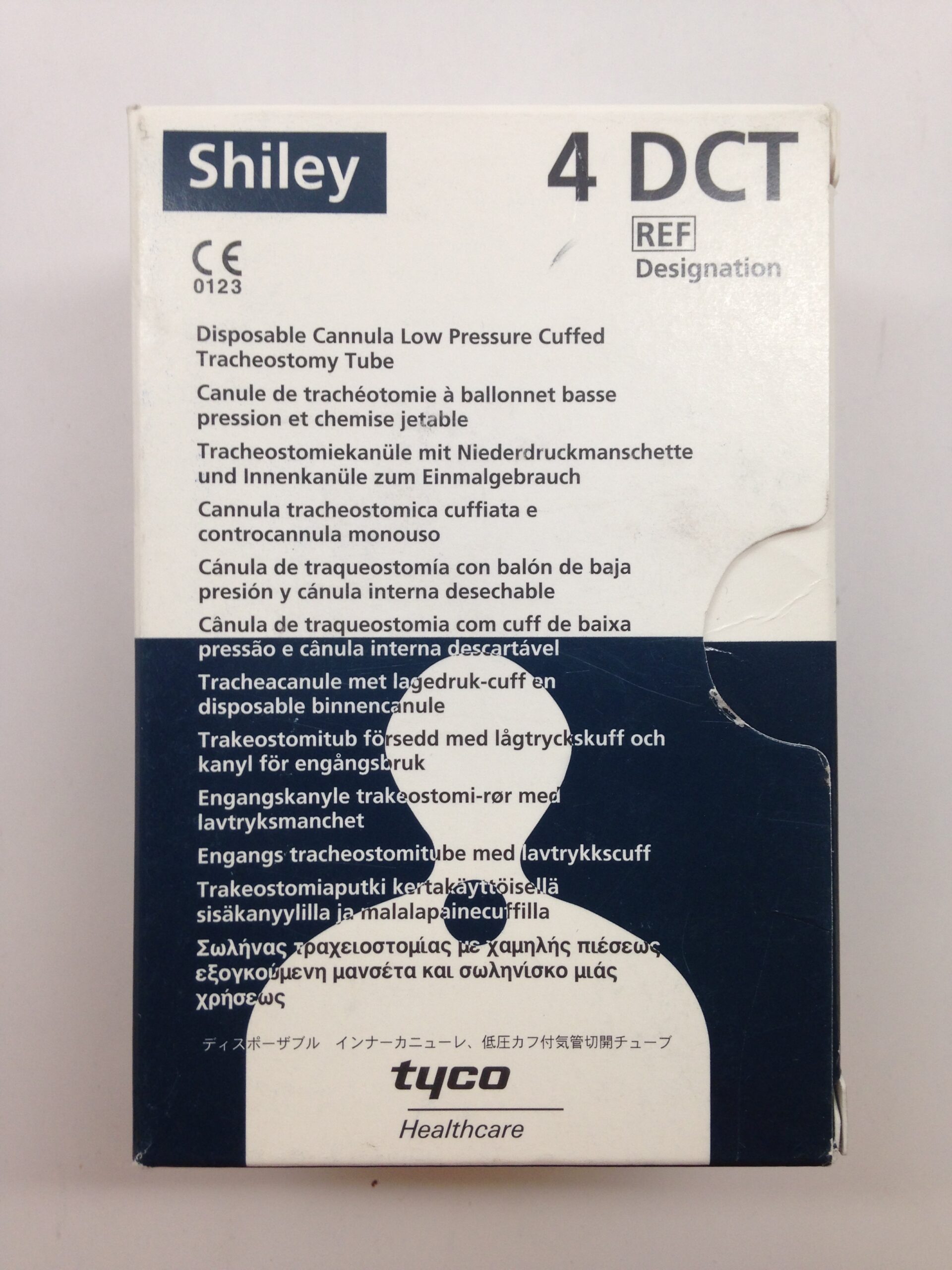 COVIDIEN/ TYCO 4DCT Shiley Tracheostomy Tube Cuffed With Disposable ...
