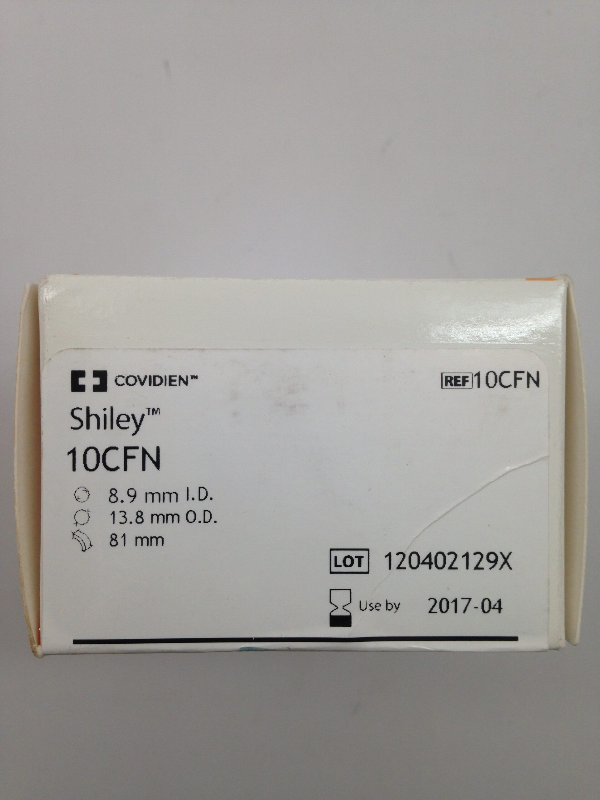 COVIDIEN 10CFN Shiley Tracheostomy Tube Cuffless With Inner Cannula ...