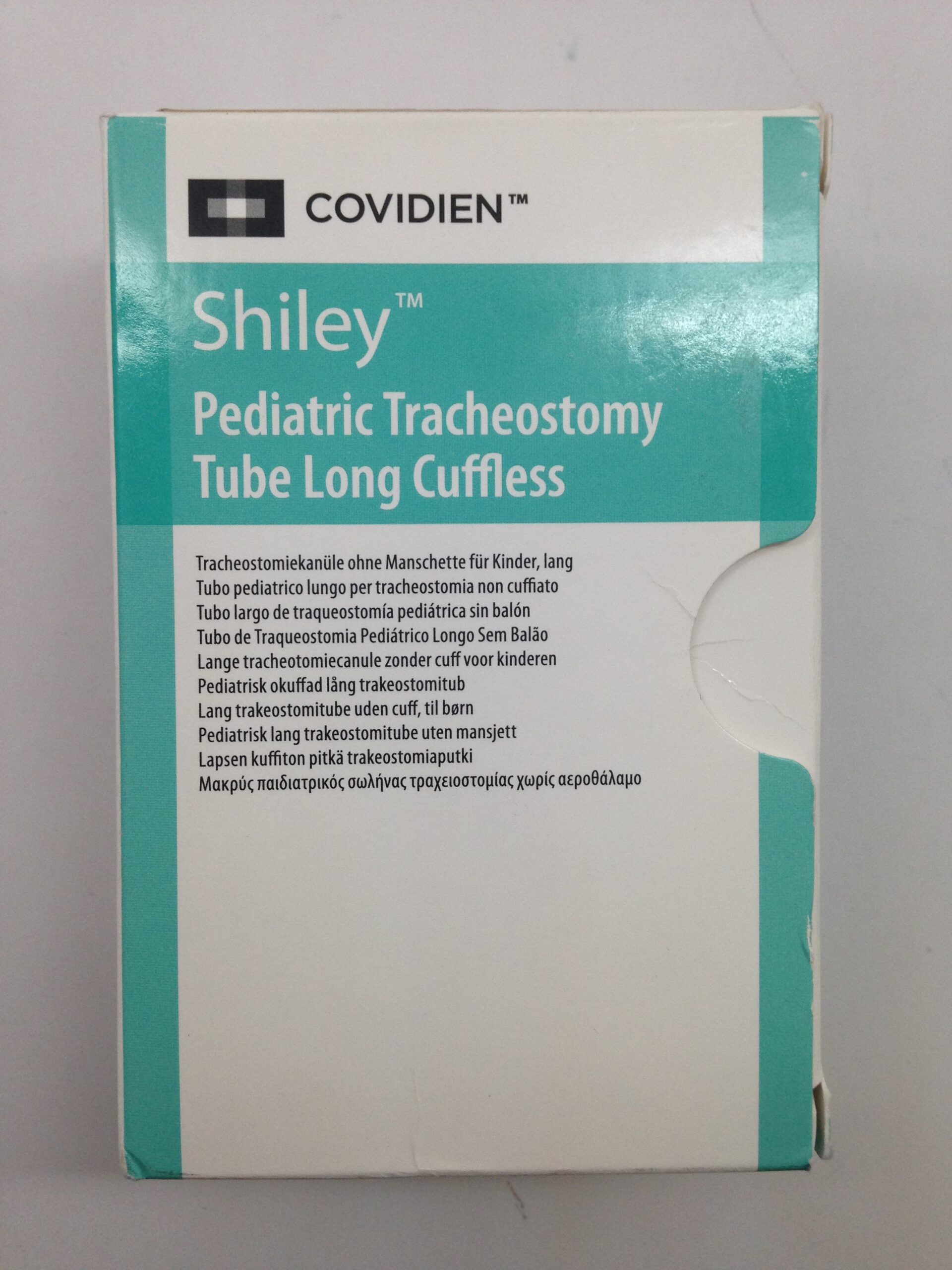 COVIDIEN 5.0 PDL Shiley Pediatric Tracheostomy Tube Long Cuffless, 5 ...