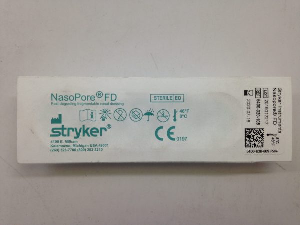 STRYKER 5400-020-108 NasoPore FD Fast Degrading Fragmentable Nasal ...