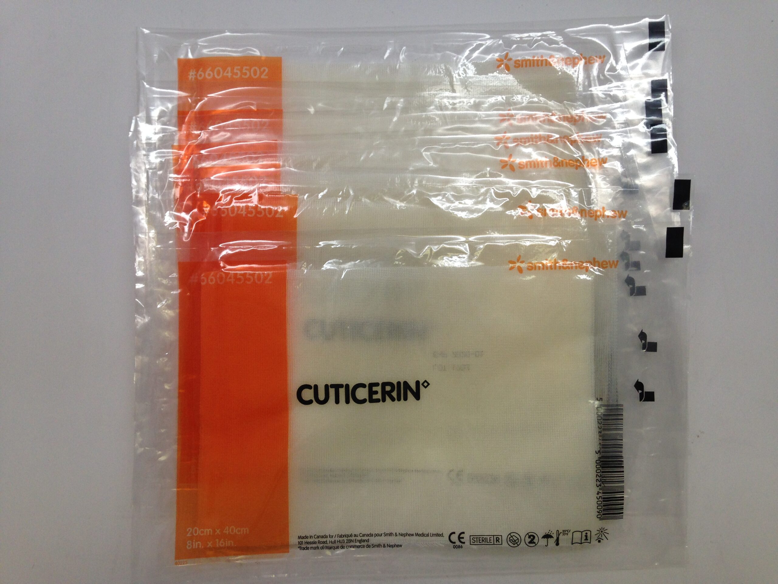 SMITH AND NEPHEW 66045502 Low Adherent Dressing 14cm x 20cm (Lot/6) (X ...