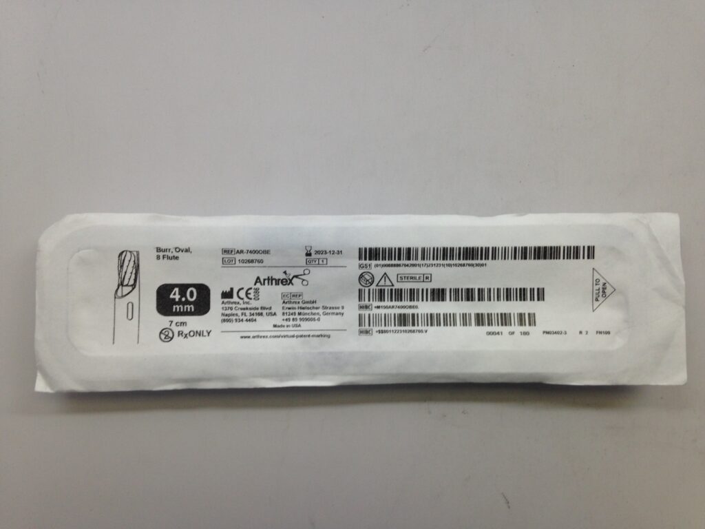 ARTHREX AR-6420BC Bone Cutter, HL, 4.2mm – GB TECH USA