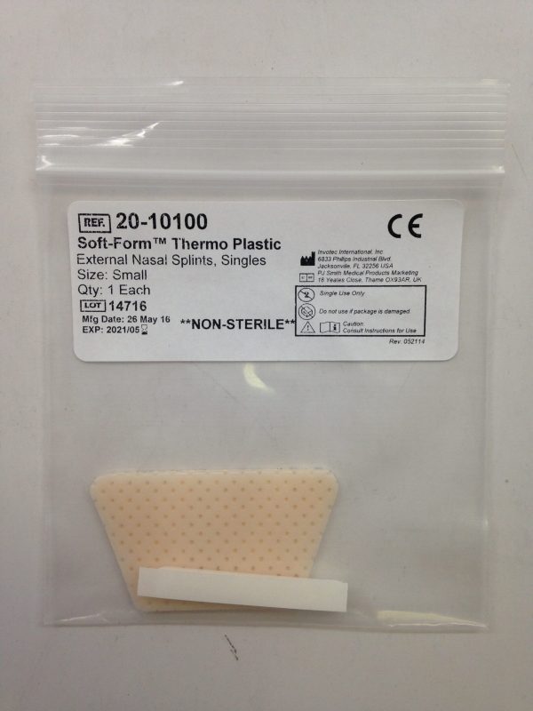 INVOTEC 20-10100 Soft-Form Thermo Plastic External Nasal Splints ...