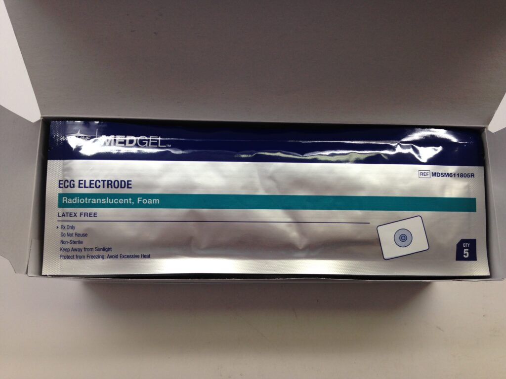 MEDLINE MDSM611805R Radiotranslucent, Foam ECG Electrode (Box Of 100 ...