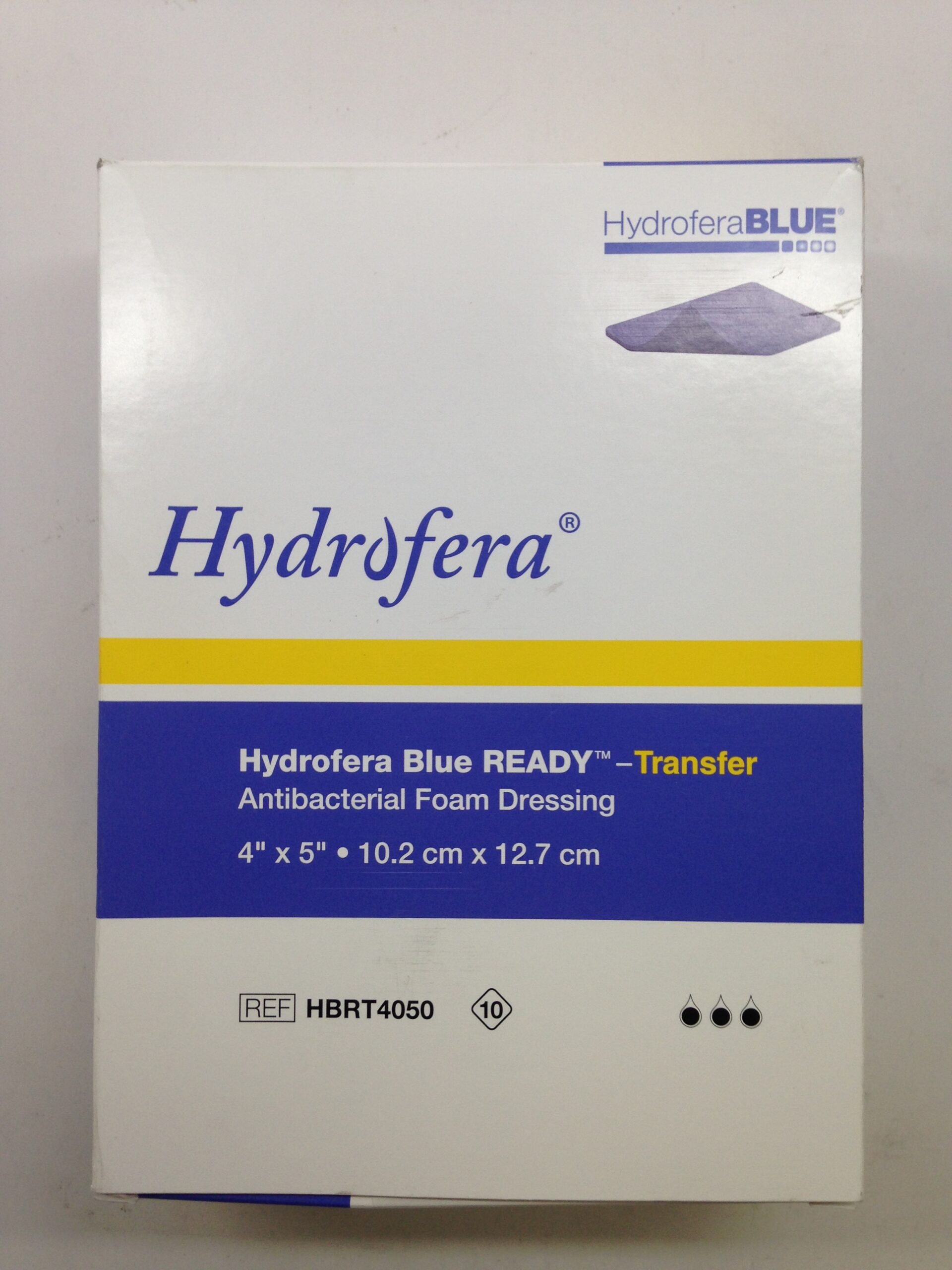 HYDROFERA HBRT4050 Blue Ready – Transfer Antibacterial Foam Dressing, 4 ...