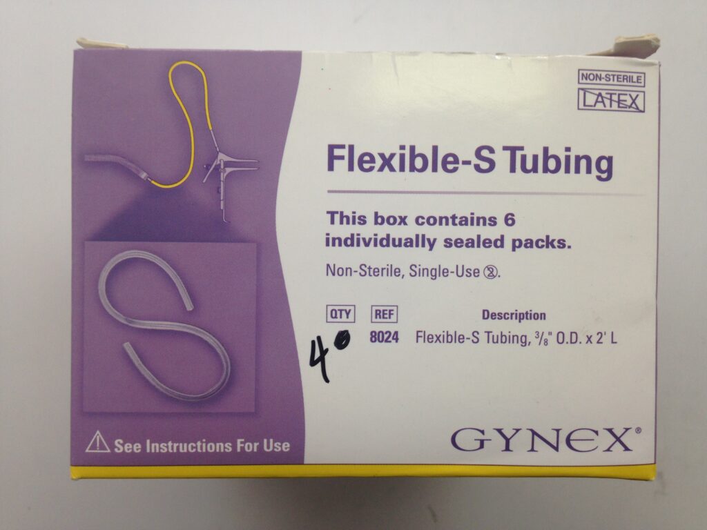 GYNEX 8024 Flexible-S Tubing, 3/8″ O.D. x 2″ L (4/Box) – GB TECH USA