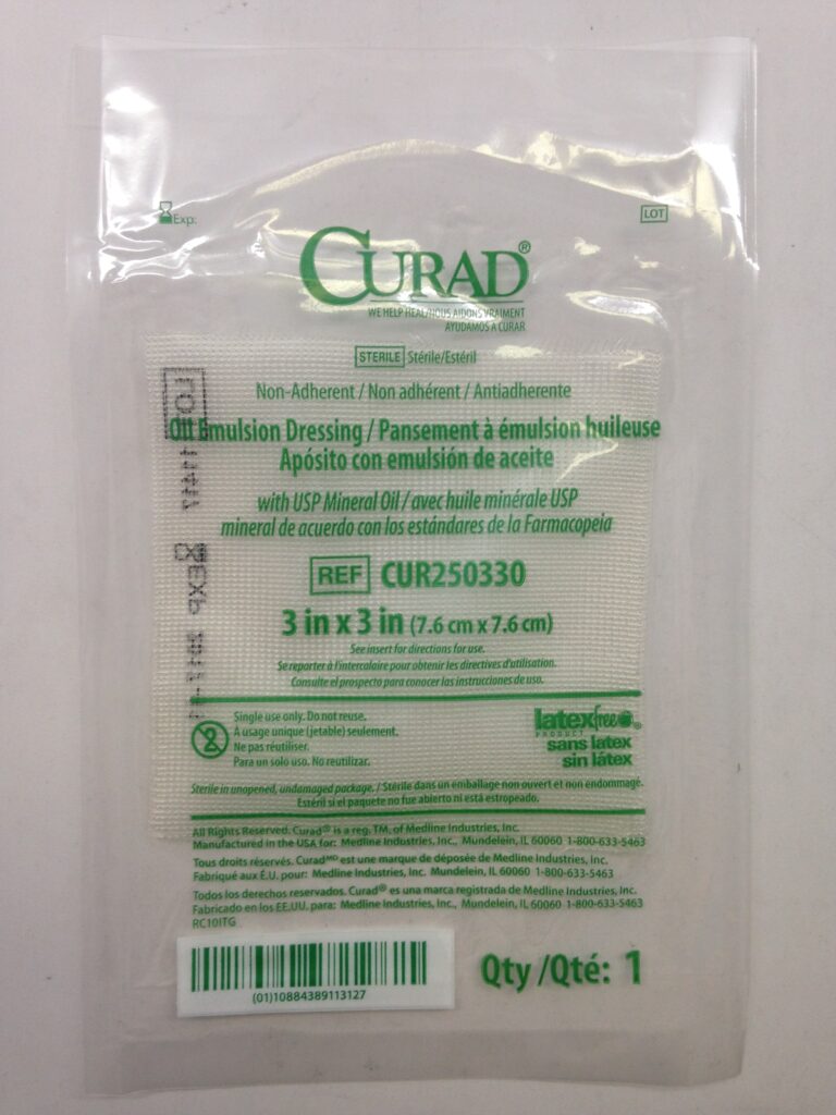 CURAD CUR250330 Oil Emulsion Dressing, 3in x 3in (X) - GB TECH USA