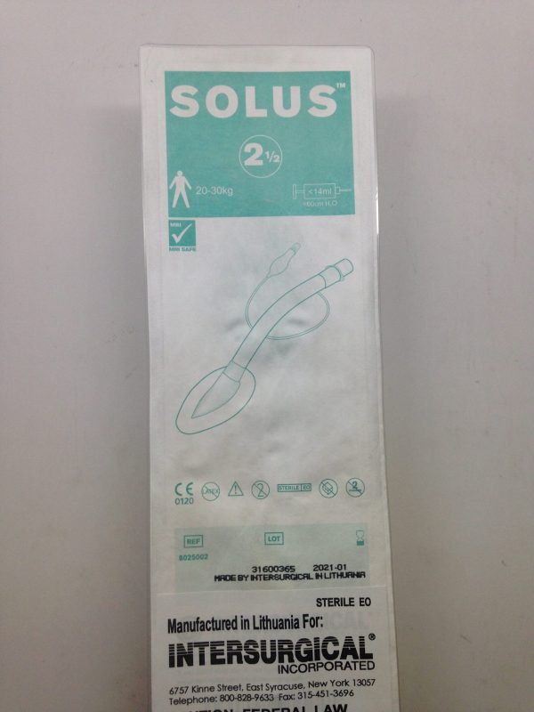 INTERSURGICAL 8025002 Solus Laryngeal Mask Airway, 20-30kg (X) - GB ...