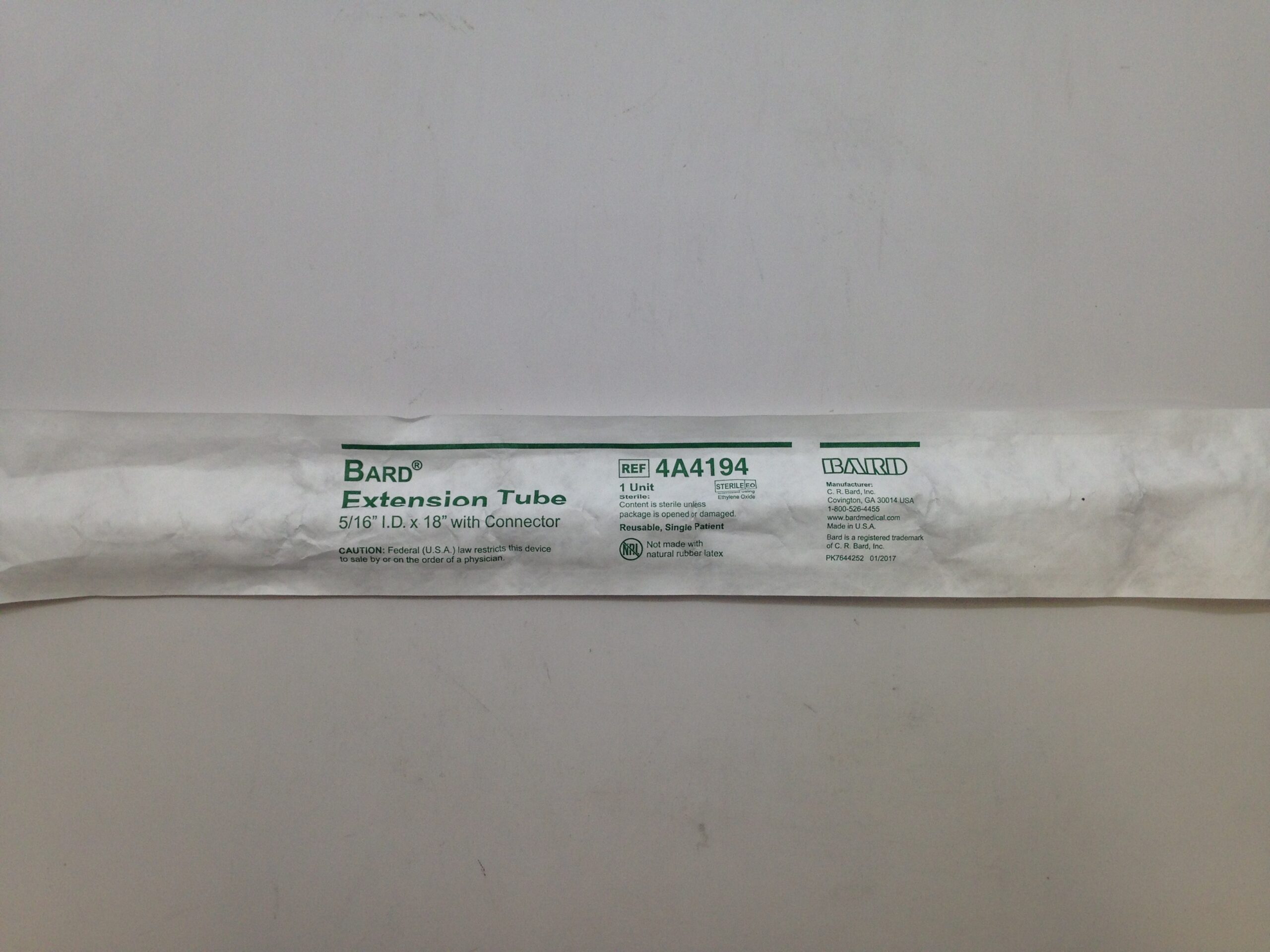 BARD 4A4194 Extension Tube, 5/16″ I.D. x 18″ With Connector – GB TECH USA