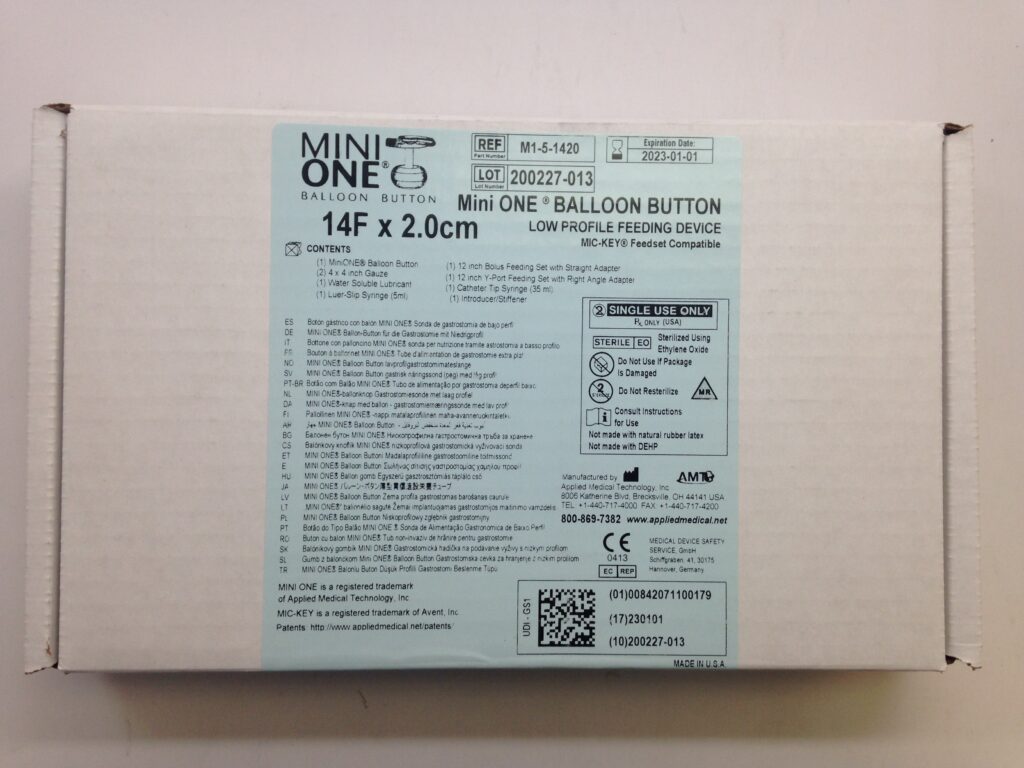 AVANOS 8150-20 Mic Percutaneous Endoscopic Gastrostomy (PEG) Kit With ...