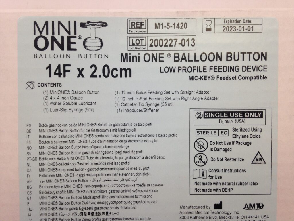 AMT M1-5-1420 Mini One Balloon Button, 14F x 2.0cm - GB TECH USA