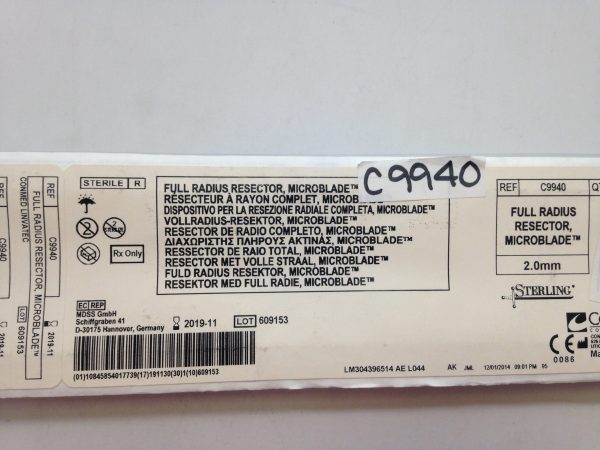 CONMED C9940 Full Radius Resector, Microblade, 2.0mm (X) – GB TECH USA