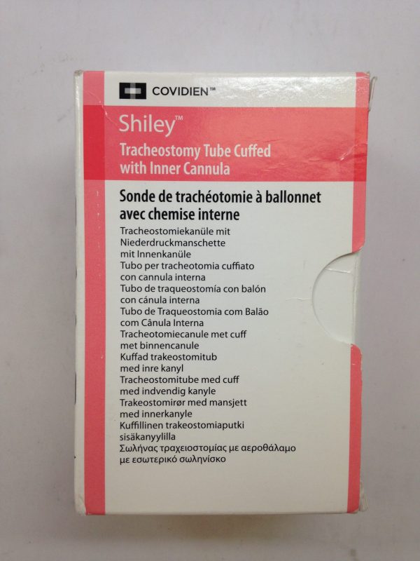 COVIDIEN 10LPC Shiley Tracheostomy Tube Cuffed With Inner Cannula, 8 ...