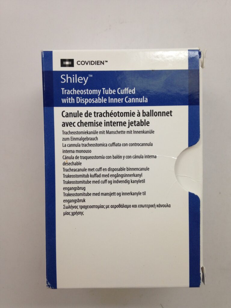 COVIDIEN 8DCT Shiley Tracheostomy Tube Cuffed With Disposable Inner ...