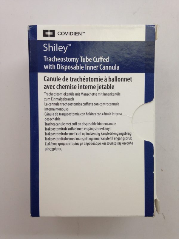 COVIDIEN/ TYCO 8DCT Shiley Tracheostomy Tube Cuffed With Disposable ...