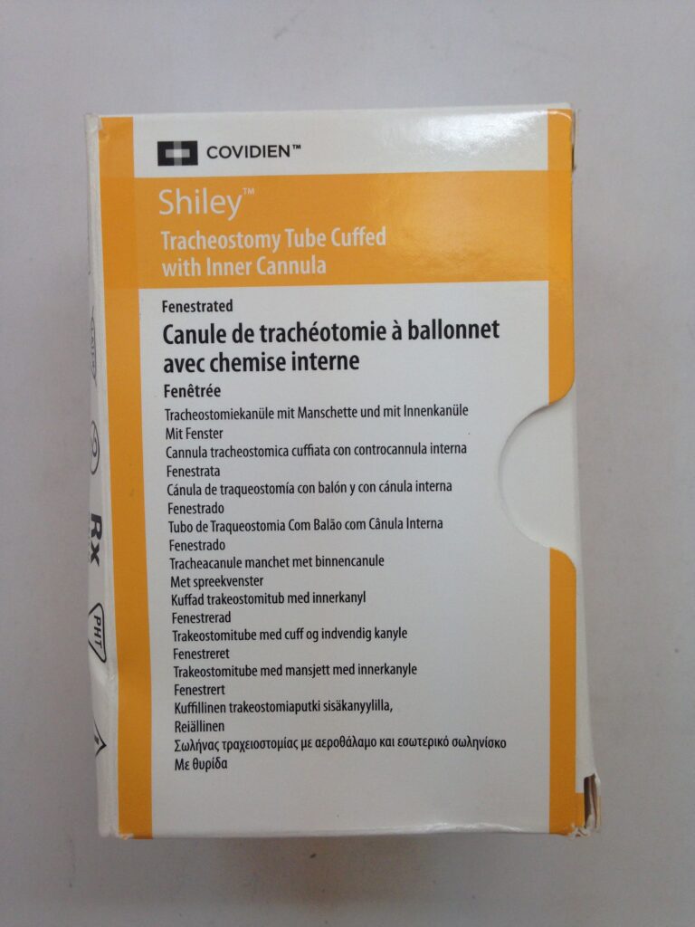COVIDIEN 4FEN Shiley Tracheostomy Tube Cuffed With Inner Cannula ...