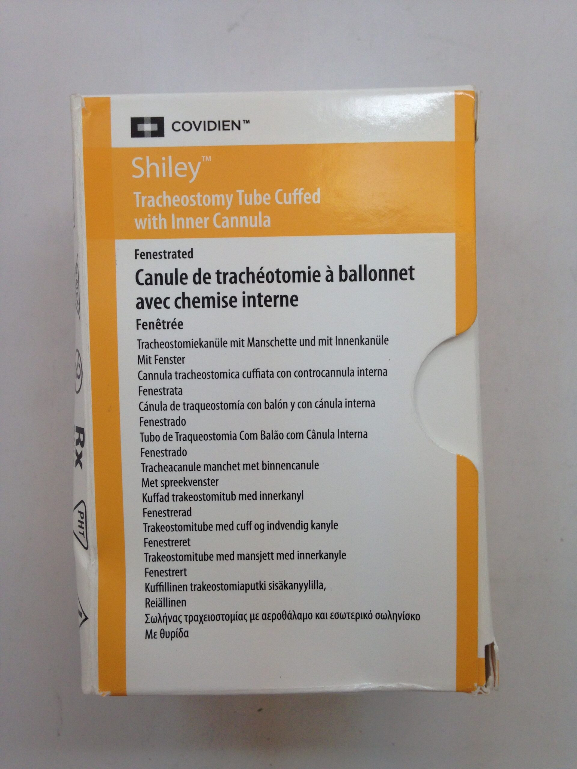 COVIDIEN 4FEN Shiley Tracheostomy Tube Cuffed With Inner Cannula ...