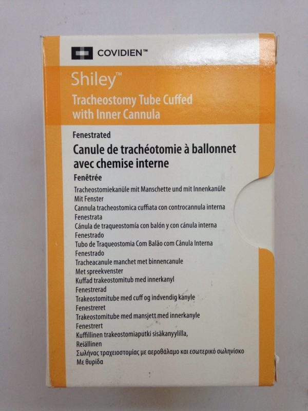 COVIDIEN 8FEN Shiley Tracheostomy Tube Cuffed With Inner Cannula ...