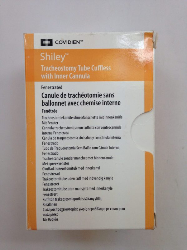 COVIDIEN 4CFS Shiley Tracheostomy Tube Cuffless With Inner Cannula, 5 ...