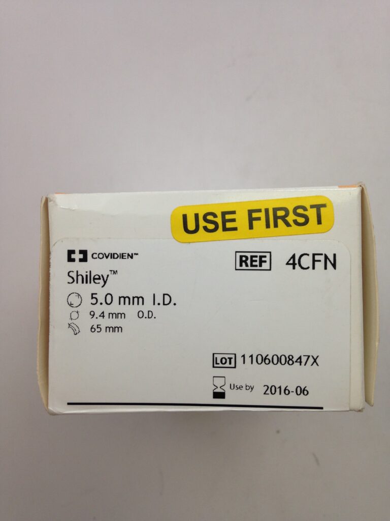 COVIDIEN 4CFN Shiley Tracheostomy Tube Cuffless With Inner Cannula ...