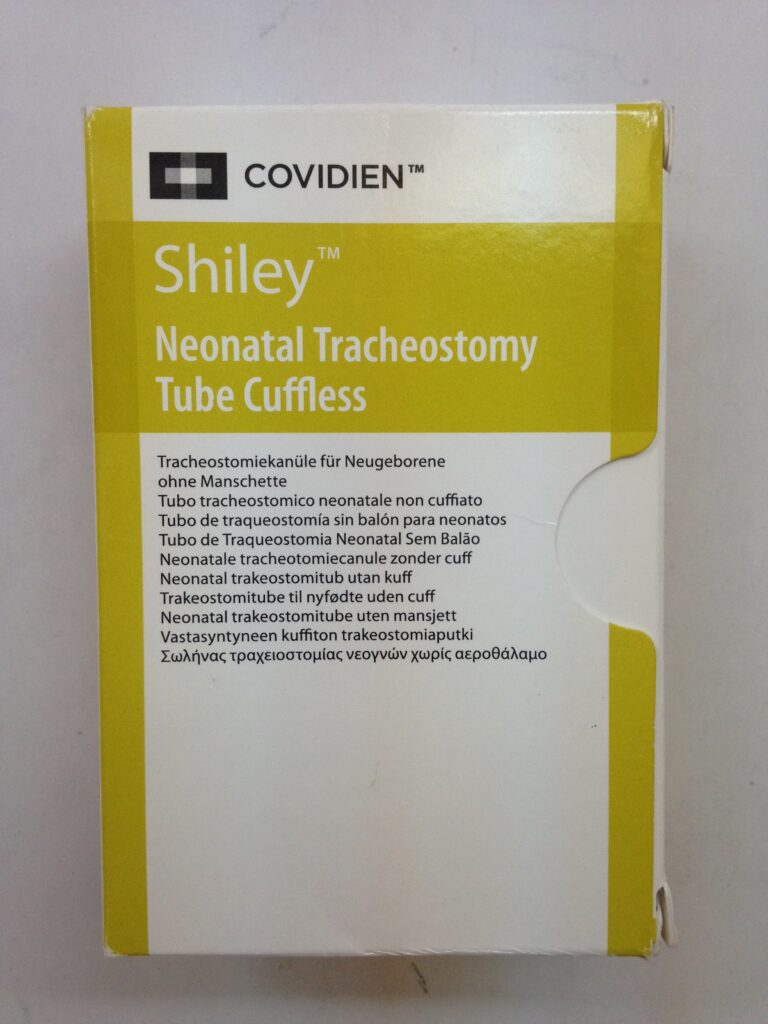 COVIDIEN 4.5 NEO Shiley Neonatal Tracheostomy Tube Cuffless, 4.5mm I.D ...
