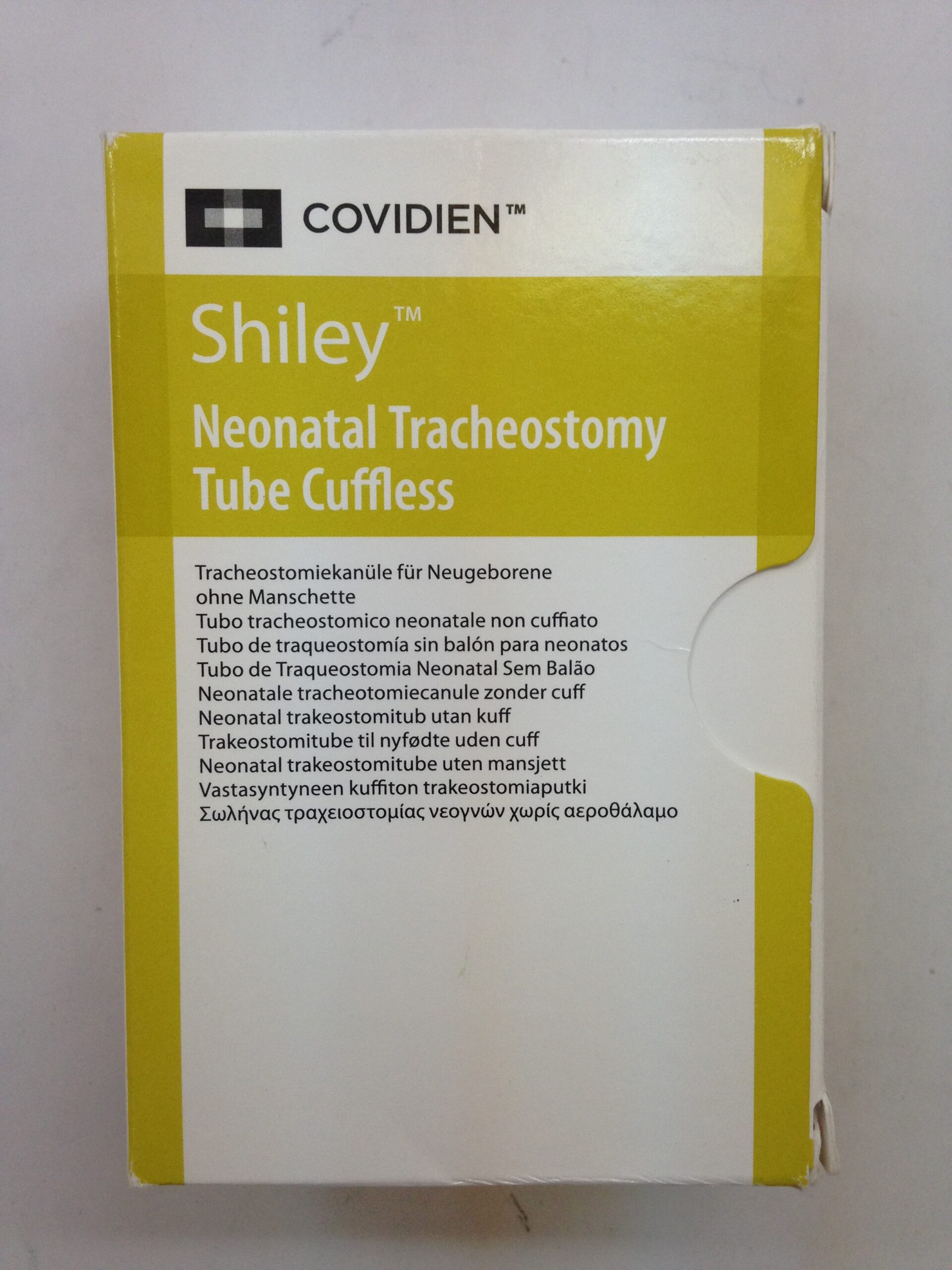 COVIDIEN 4.0 NEO Shiley Neonatal Tracheostomy Tube Cuffless, 4.0mm I.D ...