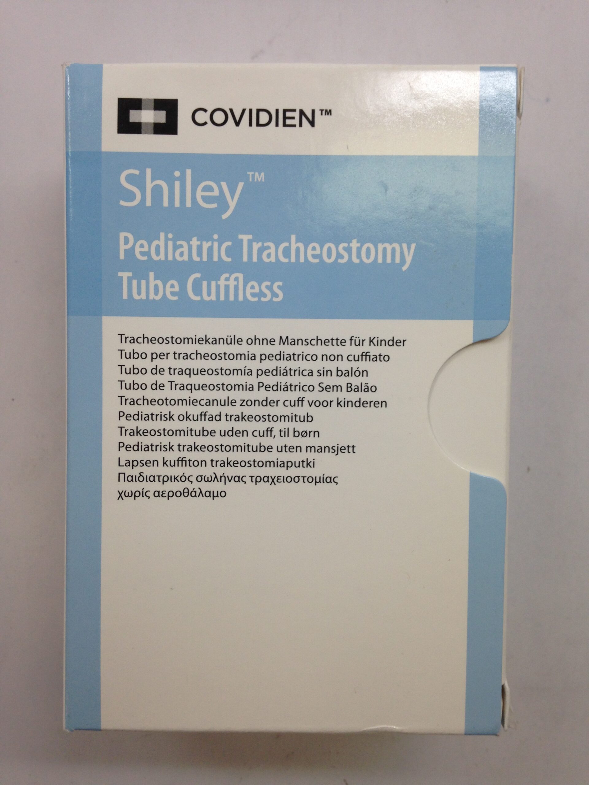COVIDIEN 3.5 PED Pediatric Tracheostomy Tube Cuffless, 3.5mm I.D. (X ...