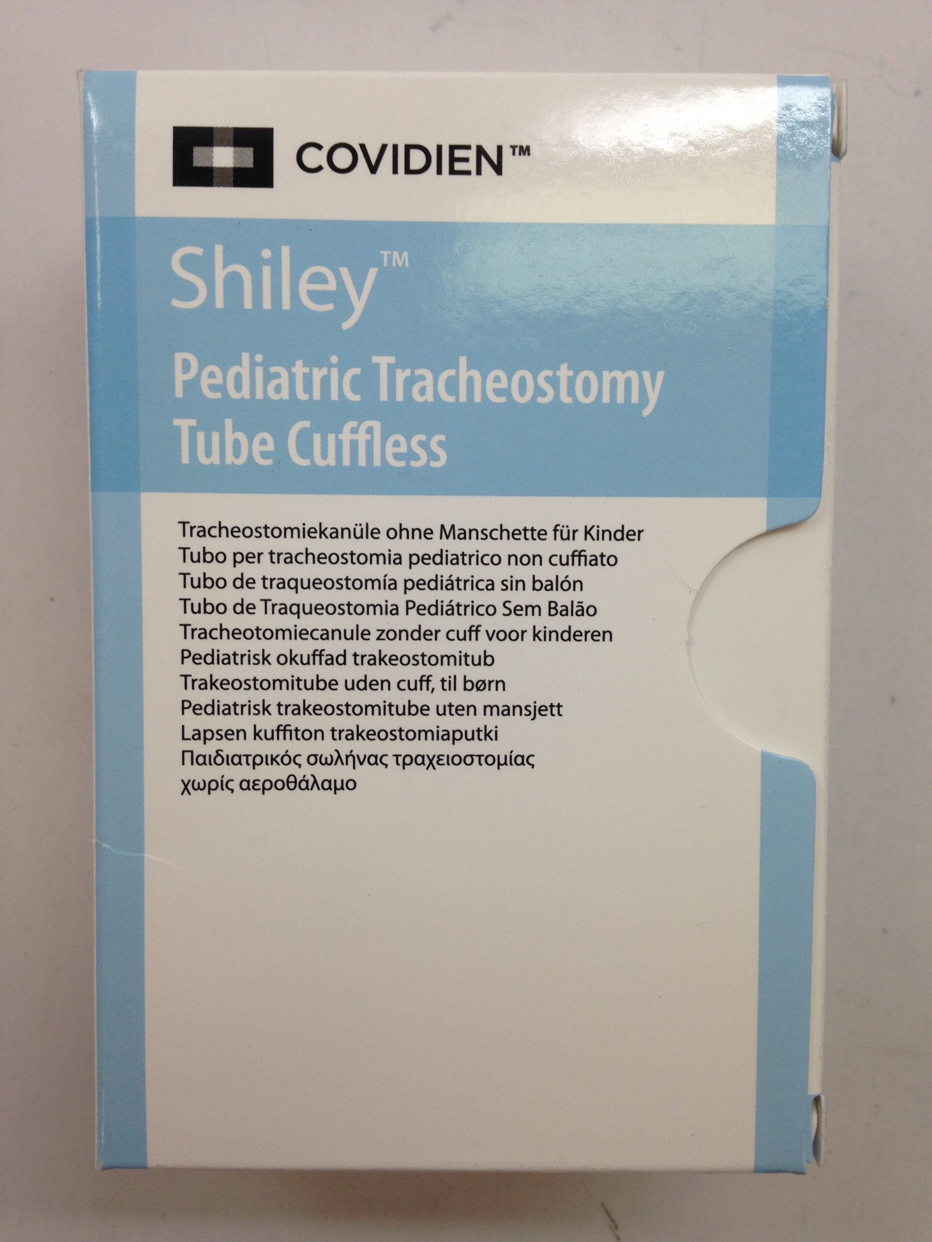 COVIDIEN 4.5 PED Shiley Pediatric Tracheostomy Tube Cuffless, 4.5mm I.D ...