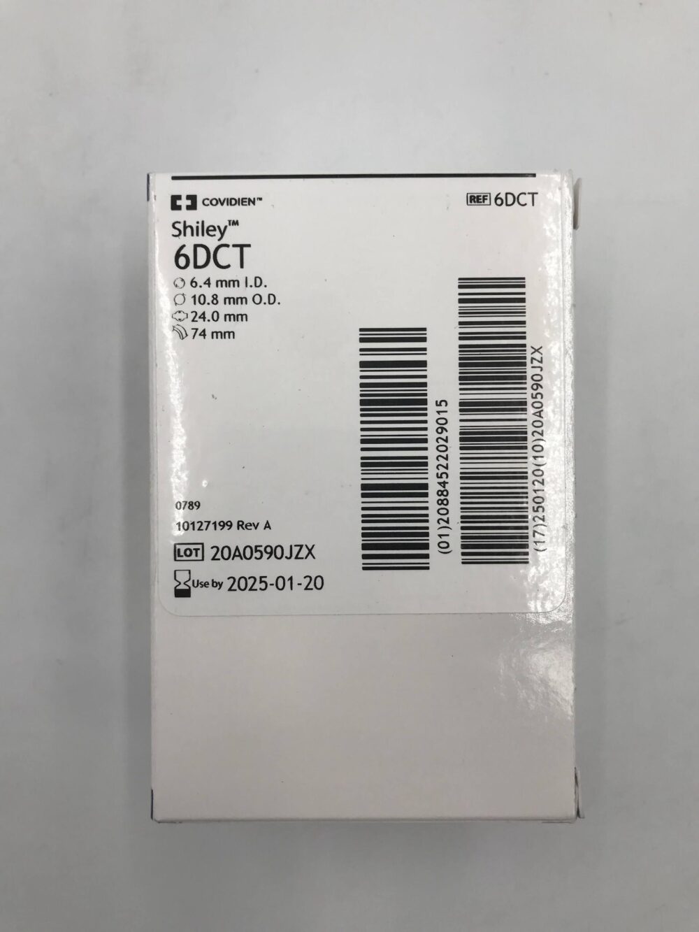 COVIDIEN 6DCT Shiley Tracheostomy Tube Cuffed With Disposable Inner ...