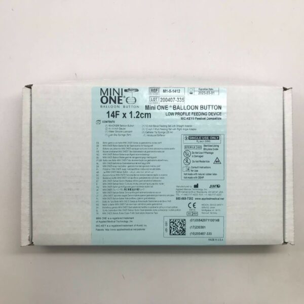 AMT M1-5-1412 Mini One Balloon Button Low Profile Feeding Device, 14F x ...