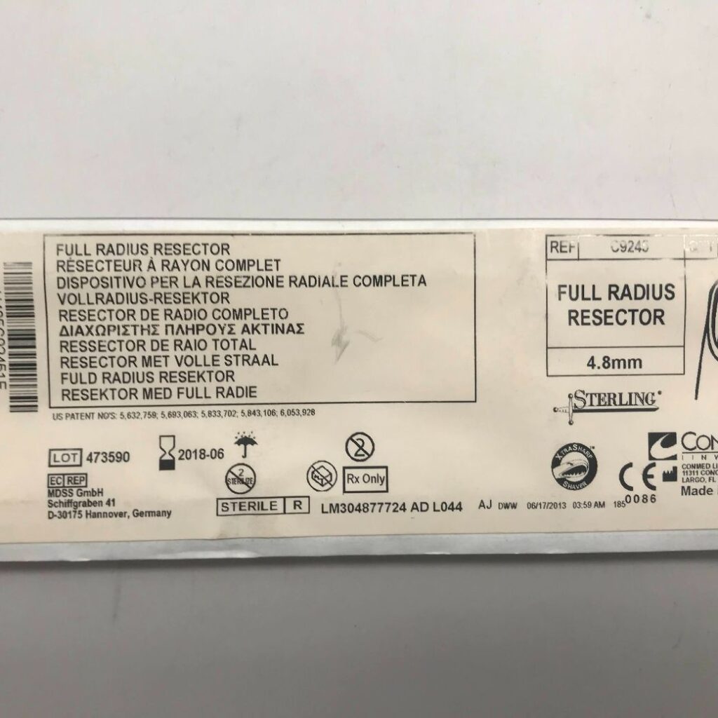 CONMED C9245 Full Radius Resector, 4.8mm (X) - GB TECH USA