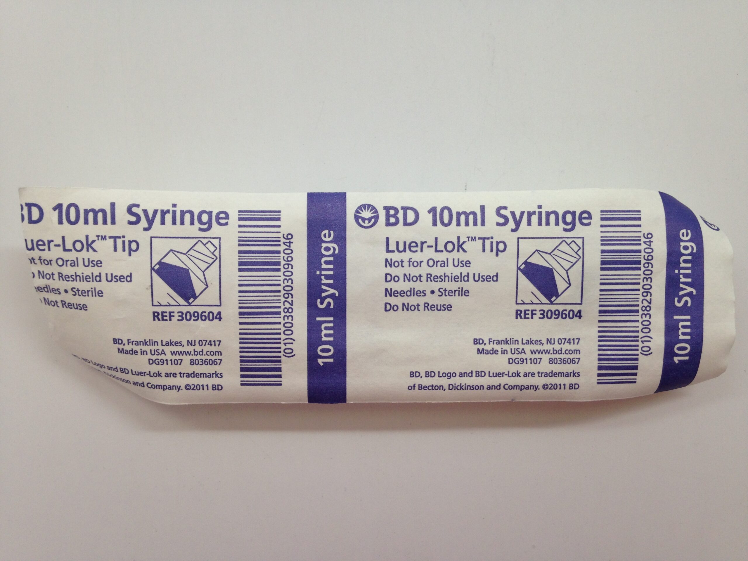 BD 309604 10mL Syringe Luer-Lok Tip (20/Bag) – GB TECH USA