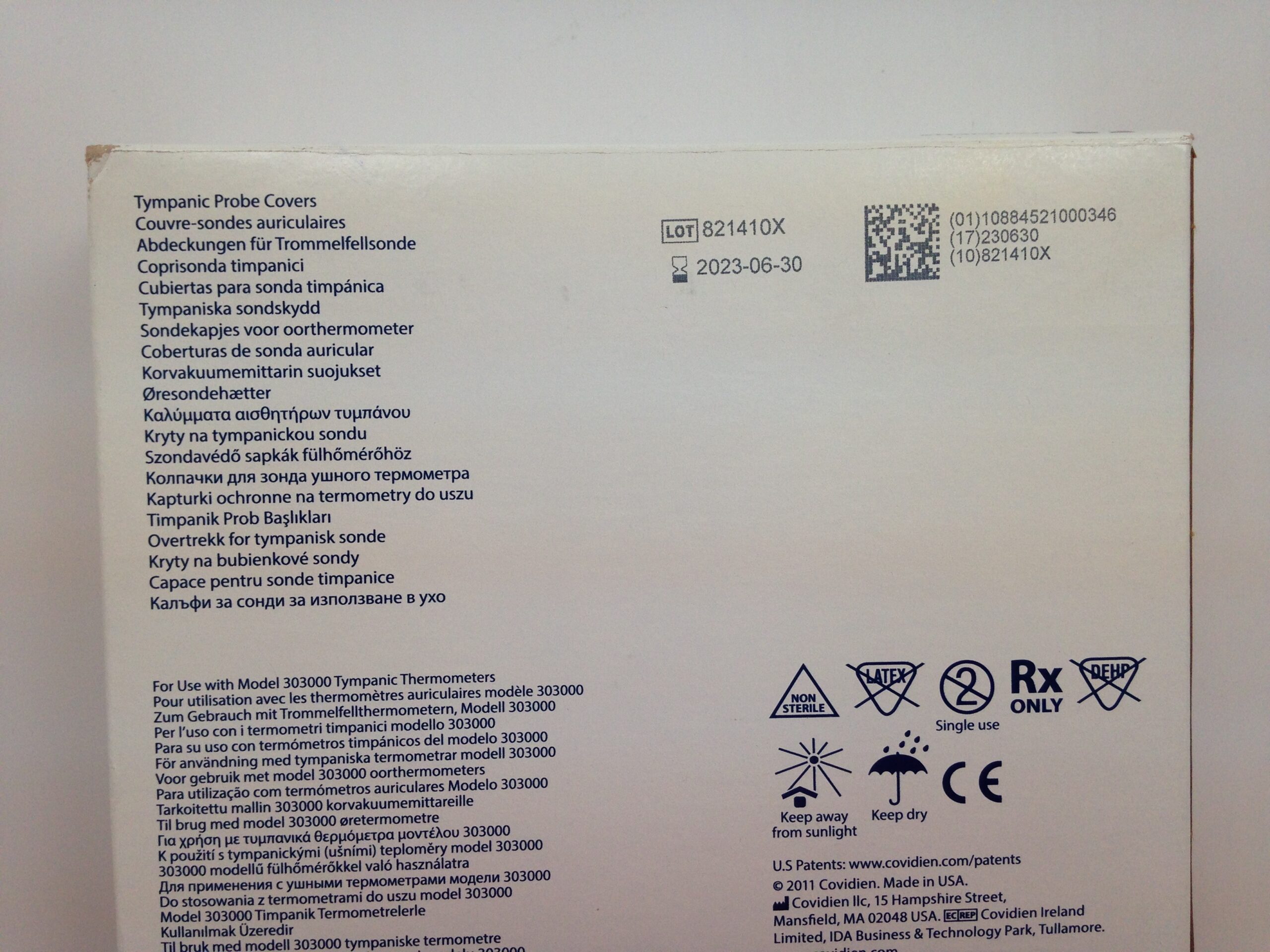 COVIDIEN 303030 Genius 2 Tympanic Probe Covers (Box Of 96) - GB TECH USA