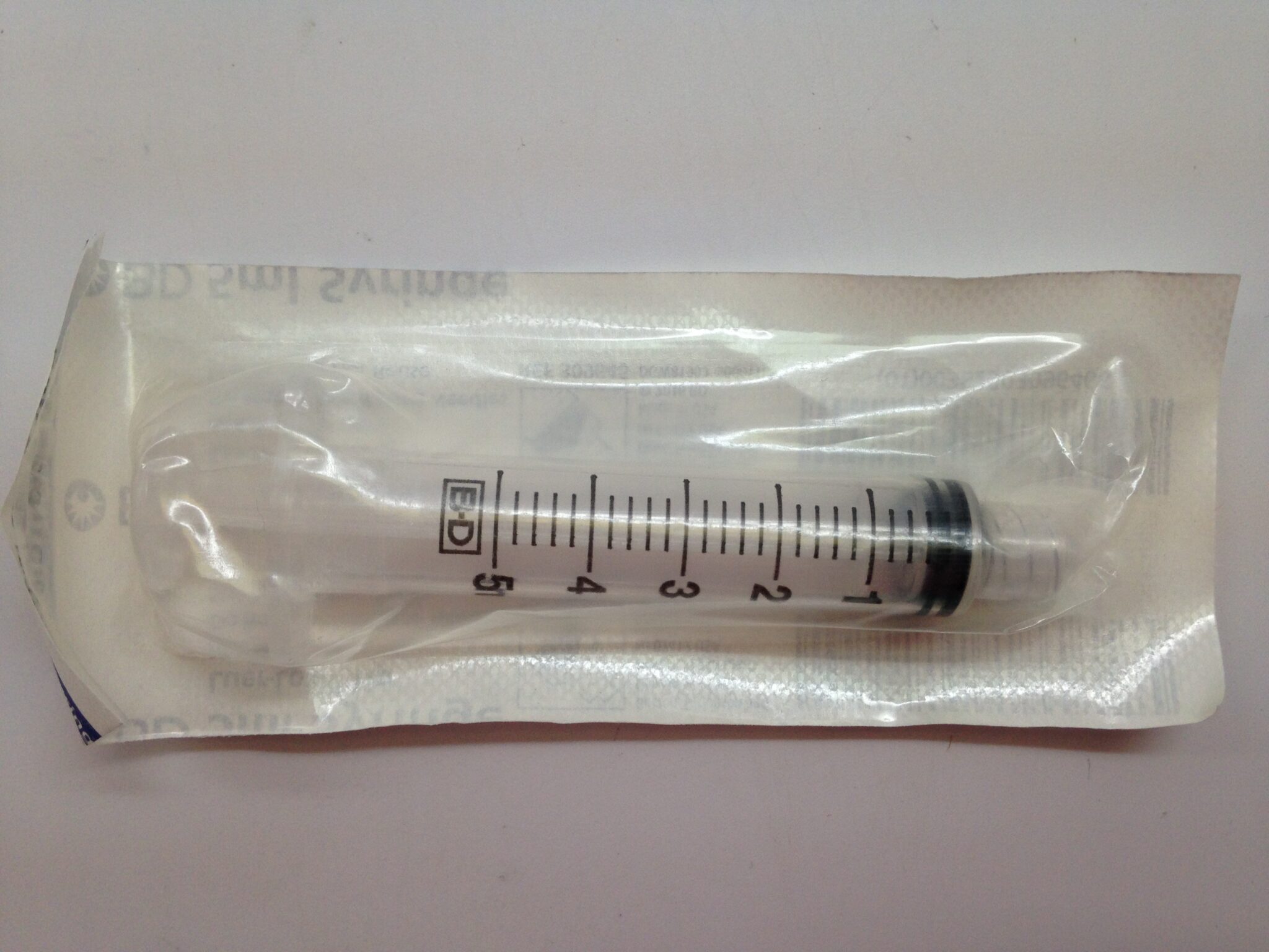 BD 309646 5mL Syringe Luer-Lok Tip (40/Bag) - GB TECH USA