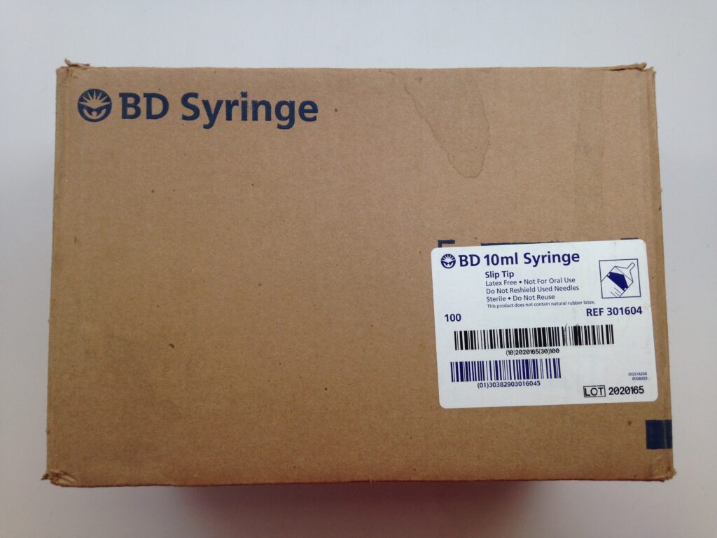 BD 309646 5mL Syringe Luer-Lok Tip (40/Bag) – GB TECH USA