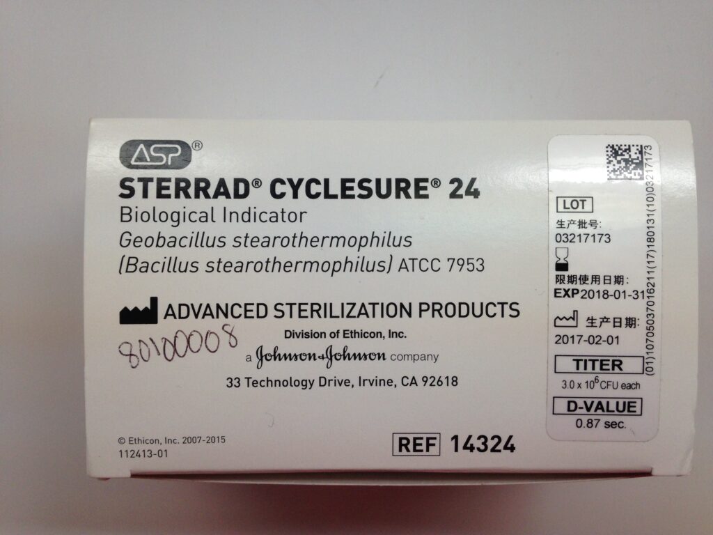 ASP 14324 Sterrad Cyclesure 24 Biological Indicator (X) – GB TECH USA