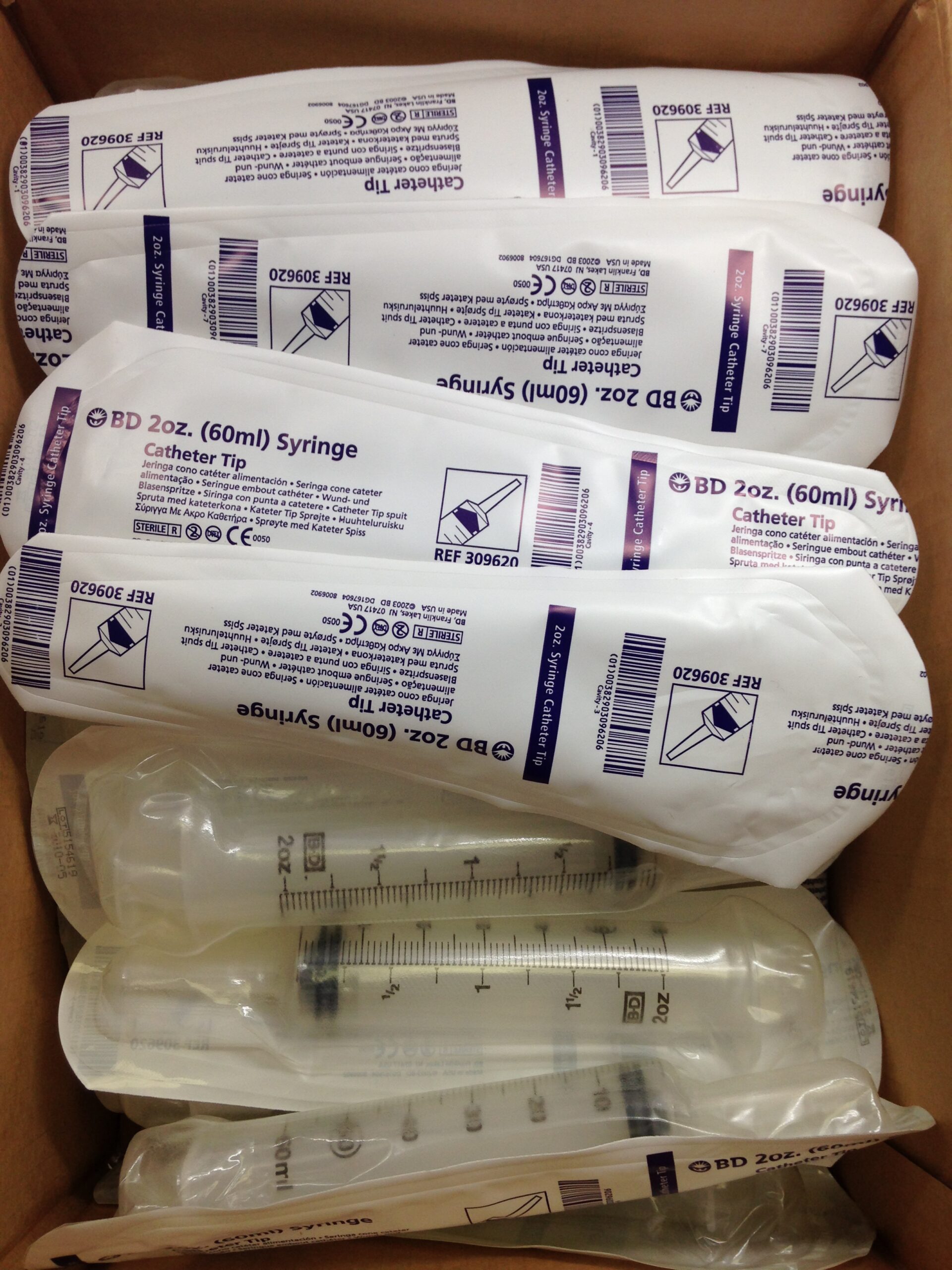 BD 309620 2oz (60mL) Syringe Catheter Tip (40/Cs) (X) – GB TECH USA