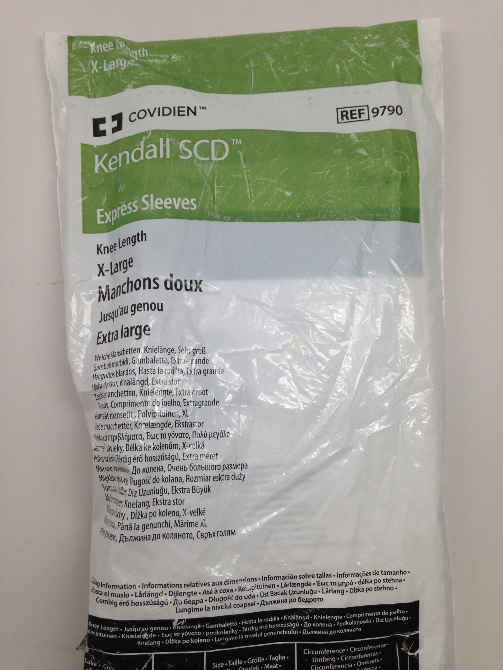 COVIDIEN 9790 Kendall SCD Express Sleeves, Knee Length X-Large - GB ...