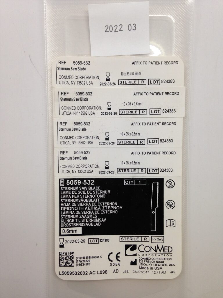 CONMED 5059-532 Sternum Saw Blade, 10 x 35 x 0.6mm – GB TECH USA