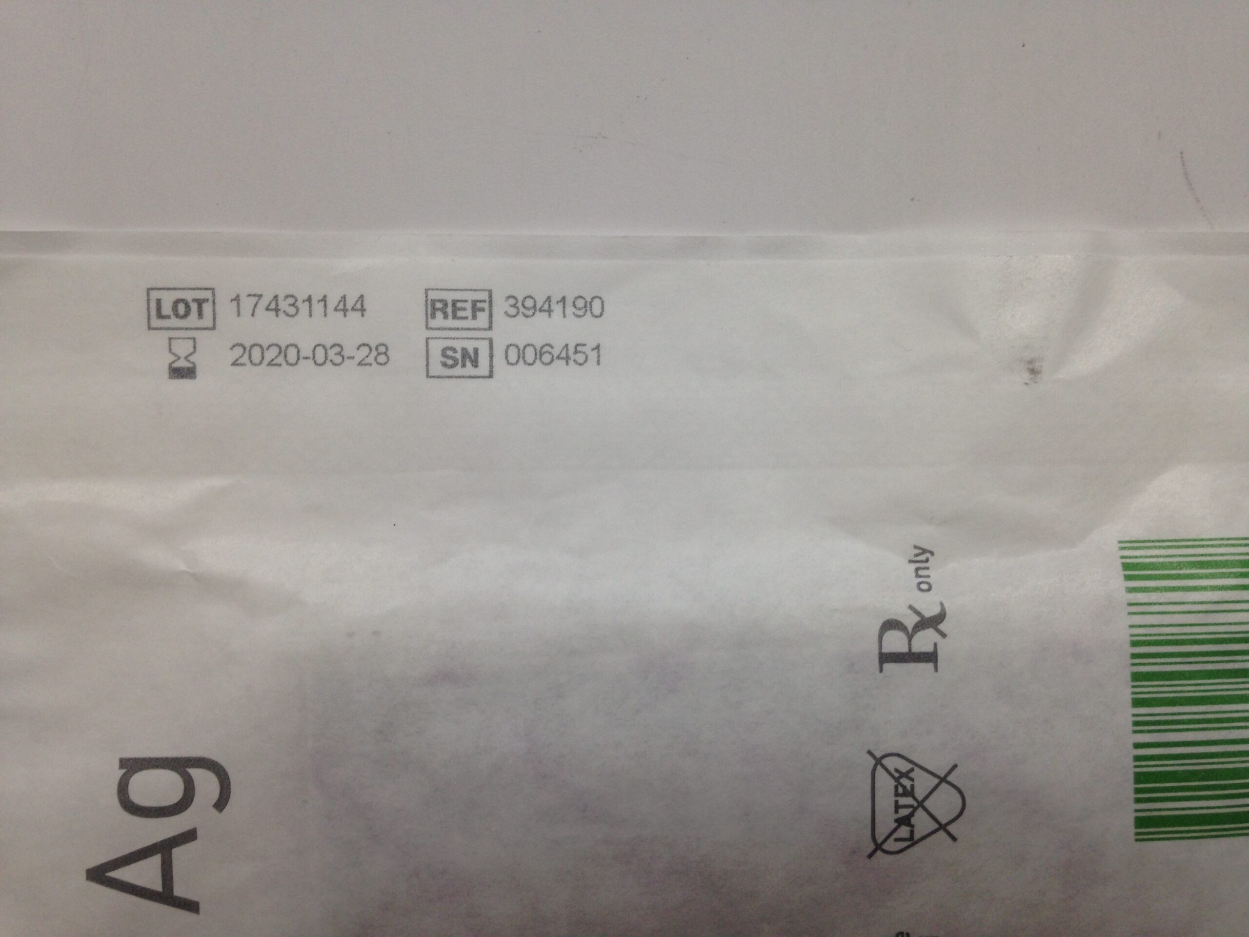 MÖLNLYCKE 394190 Mepilex Transfer Ag Dressing With Safetac Technology ...