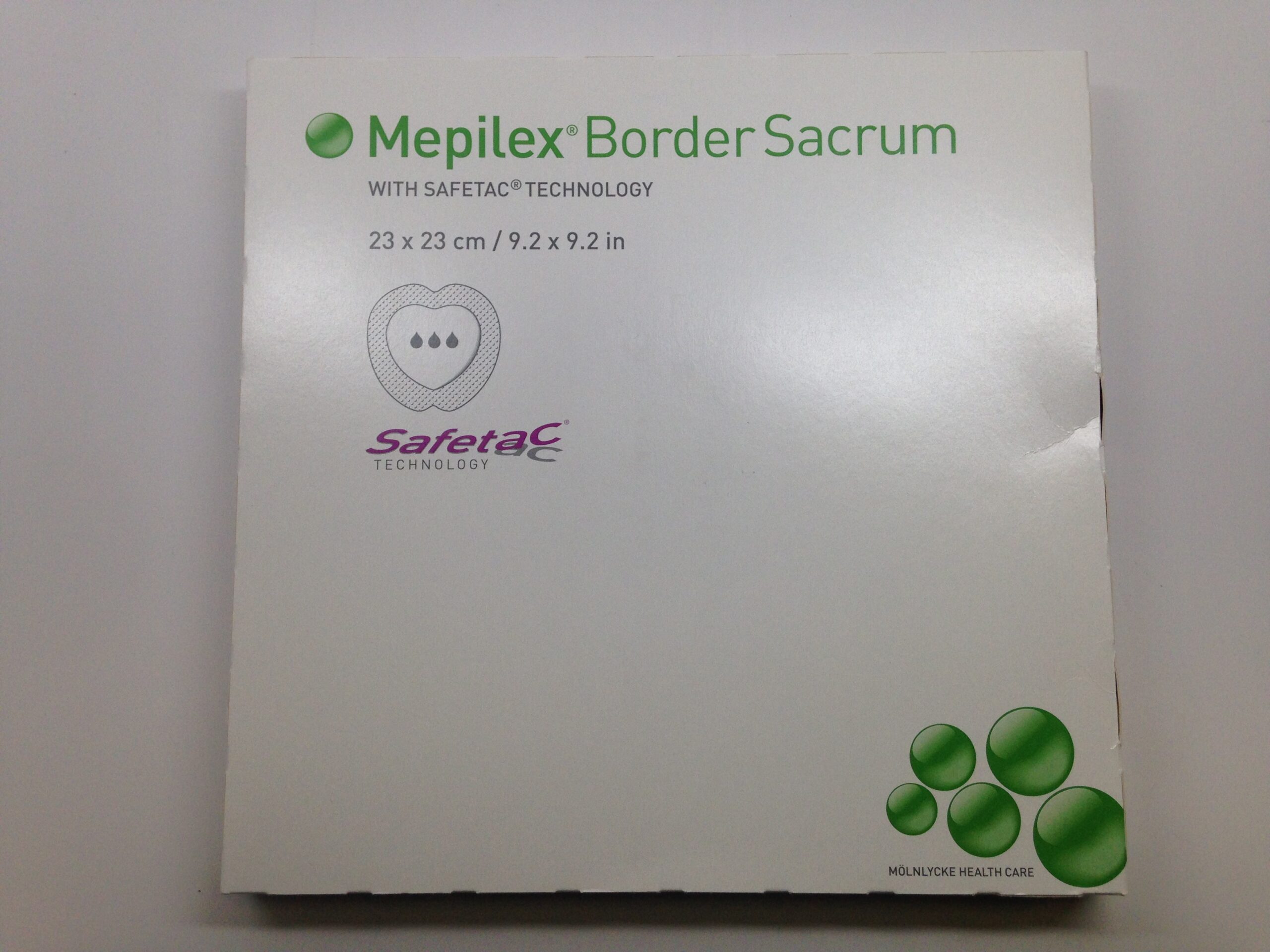 MÖLNLYCKE 282400 Mepilex Border Sacrum With Safetac Technology, Self ...