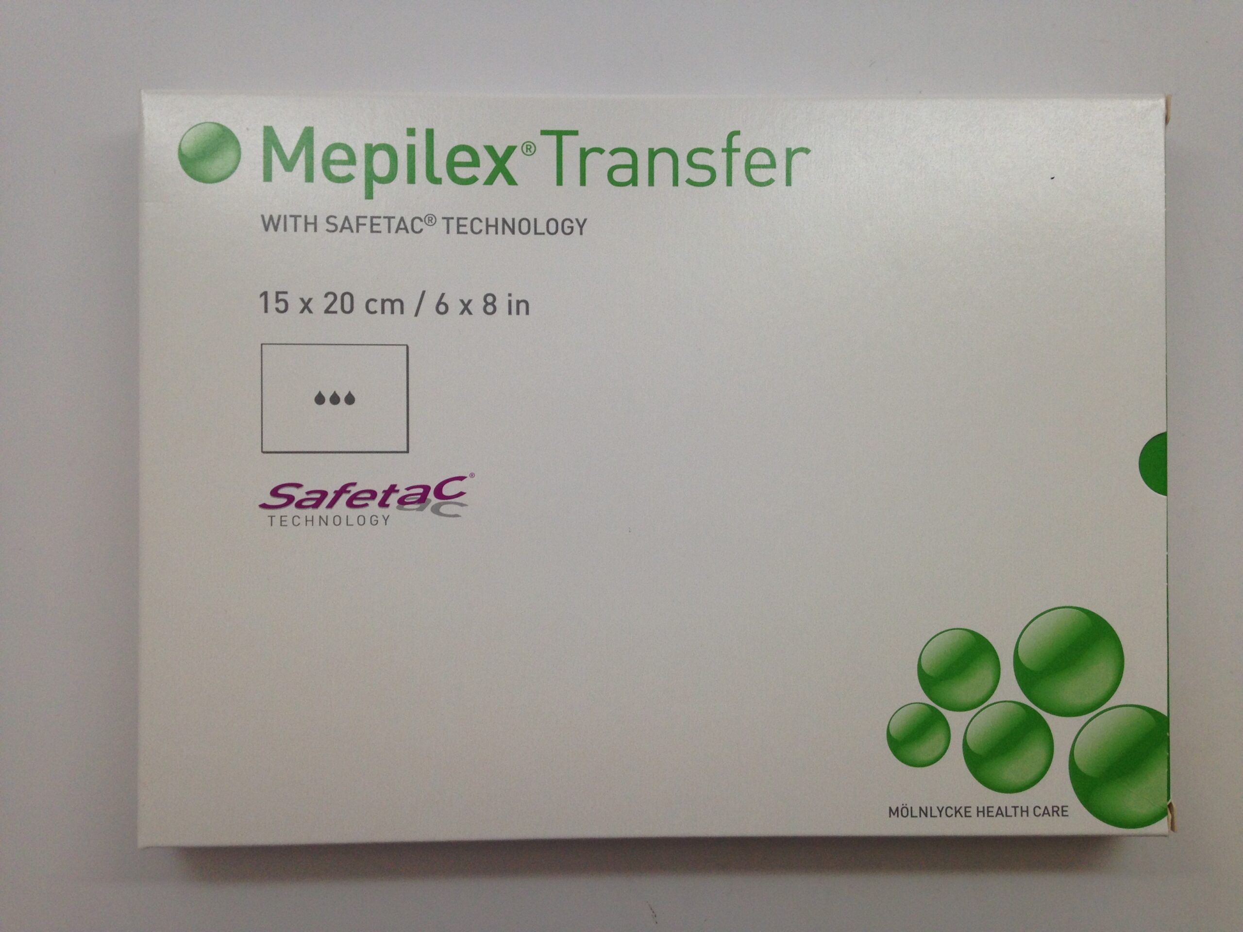 MÖLNLYCKE 294899 Mepilex Transfer Soft Silicone Exudate Transfer ...