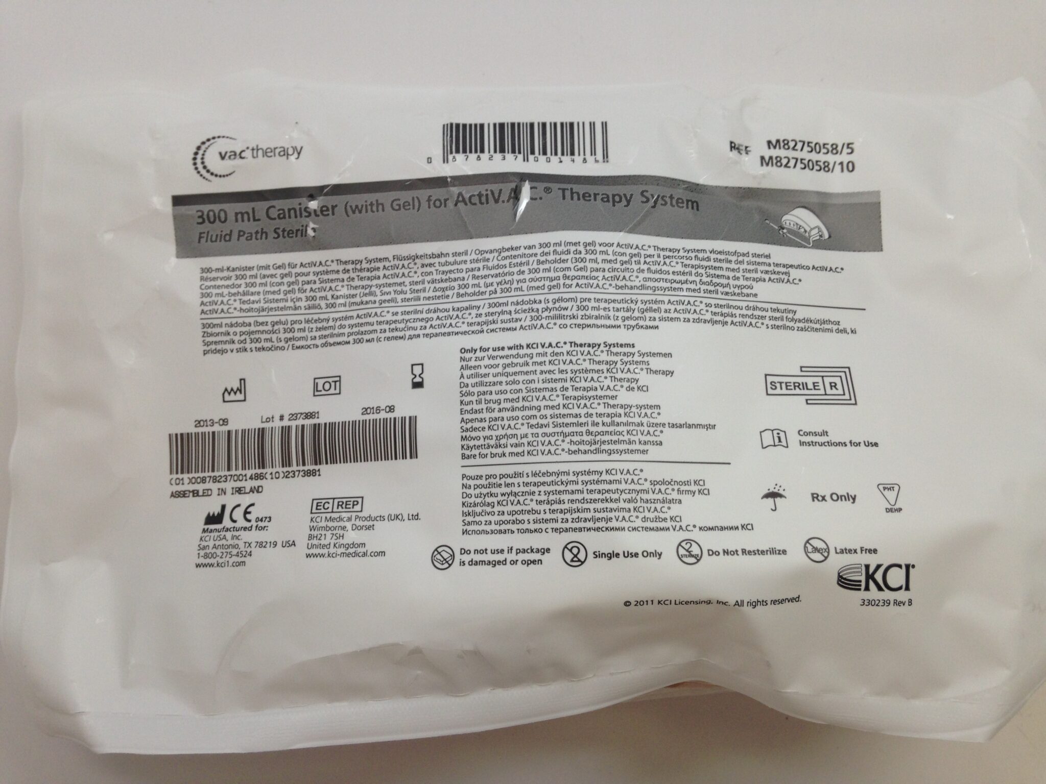 KCI M8275026/5 ABThera SensaT.R.A.C. Open Abdomen Dressing (X) - GB ...