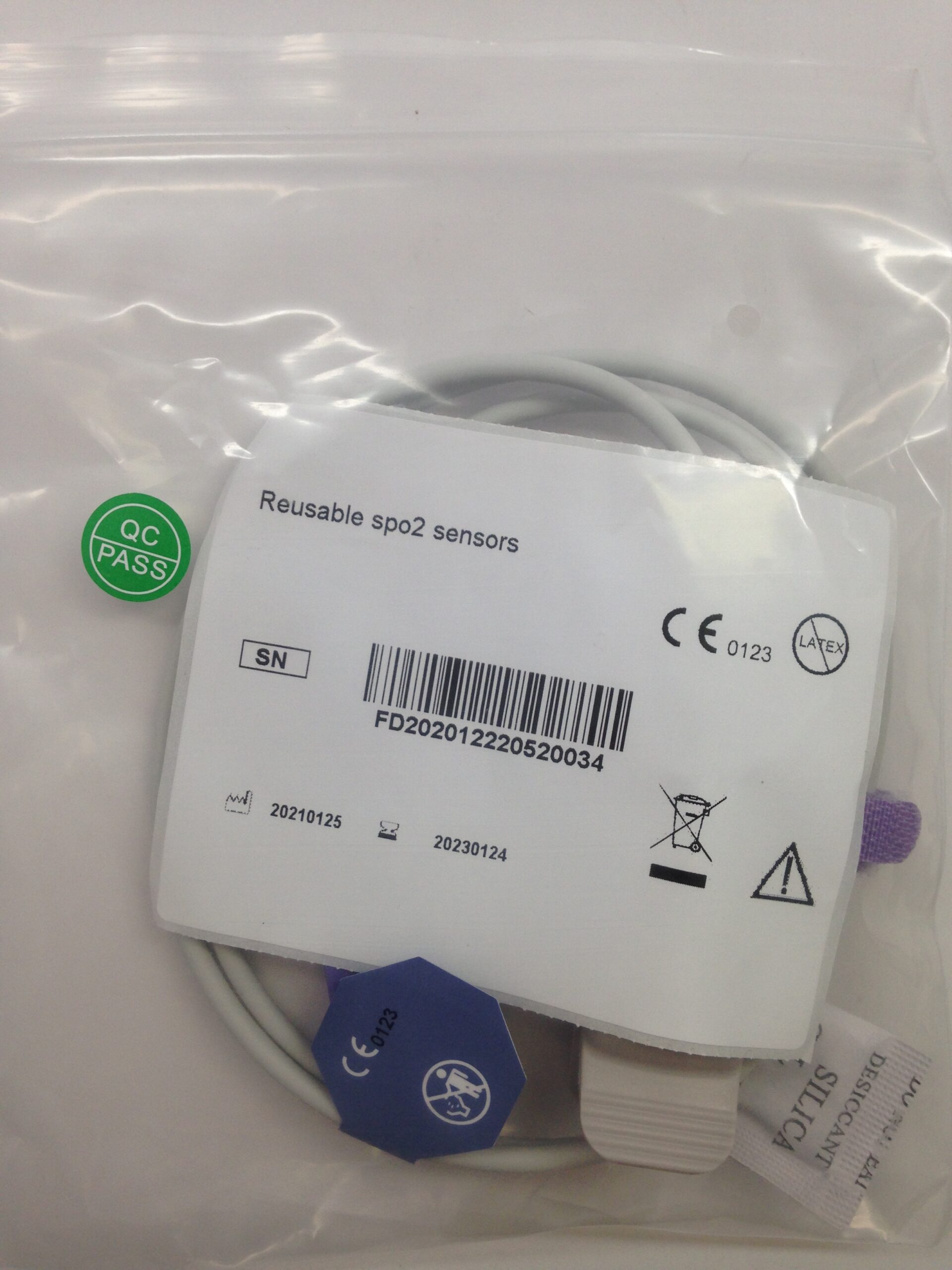 FD202012220520034 Reuseable Sp02 Sensors - GB TECH USA