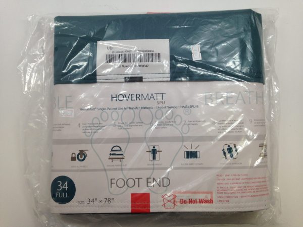 HOVERMATT HM34SPU-B Single-Patient Use Air Transfer Mattress, 34" x 78 ...