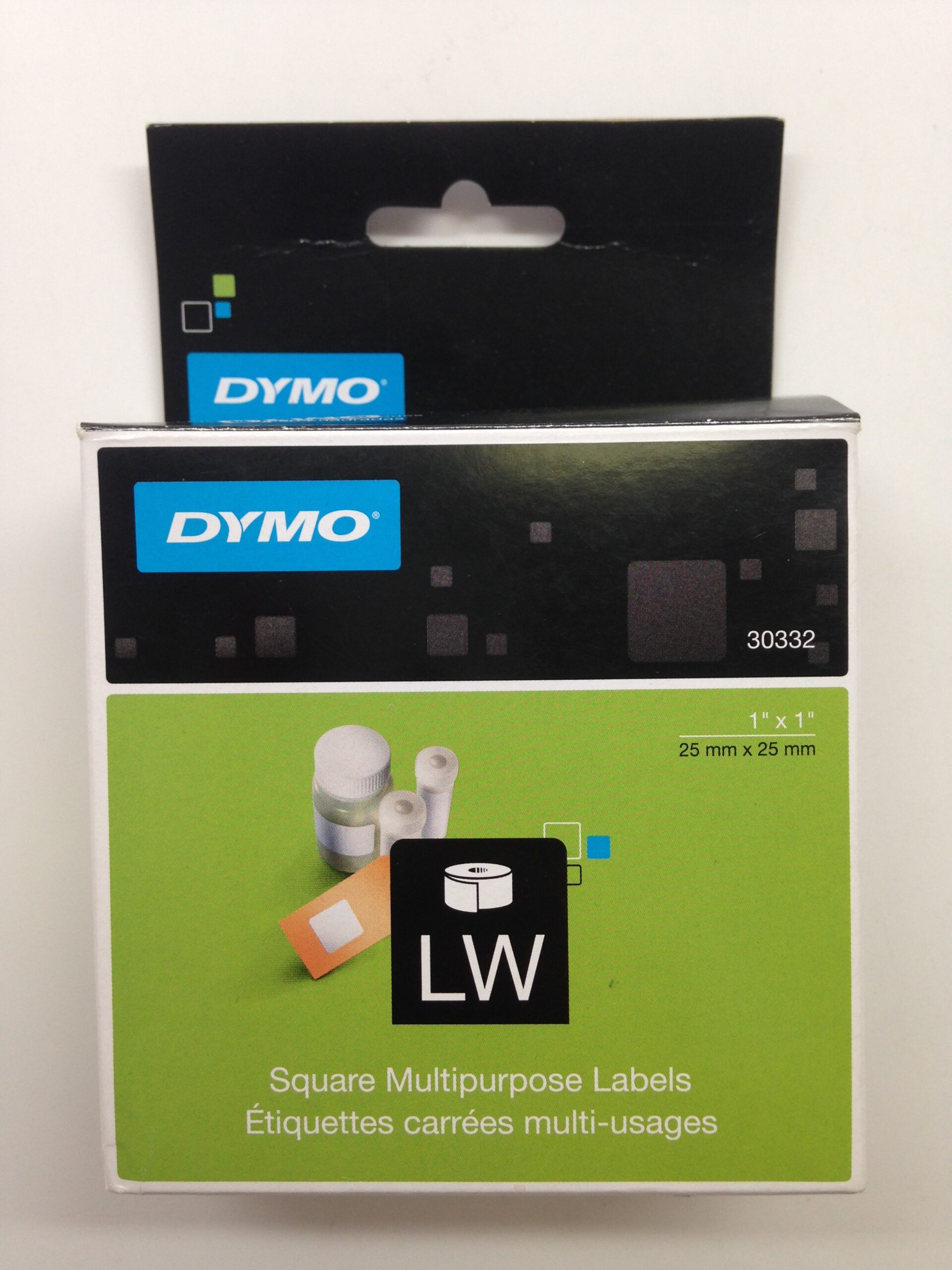 DYMO 30332 Square Multipurpose Labels, 25mm x 25mm (750/Box) - GB TECH USA
