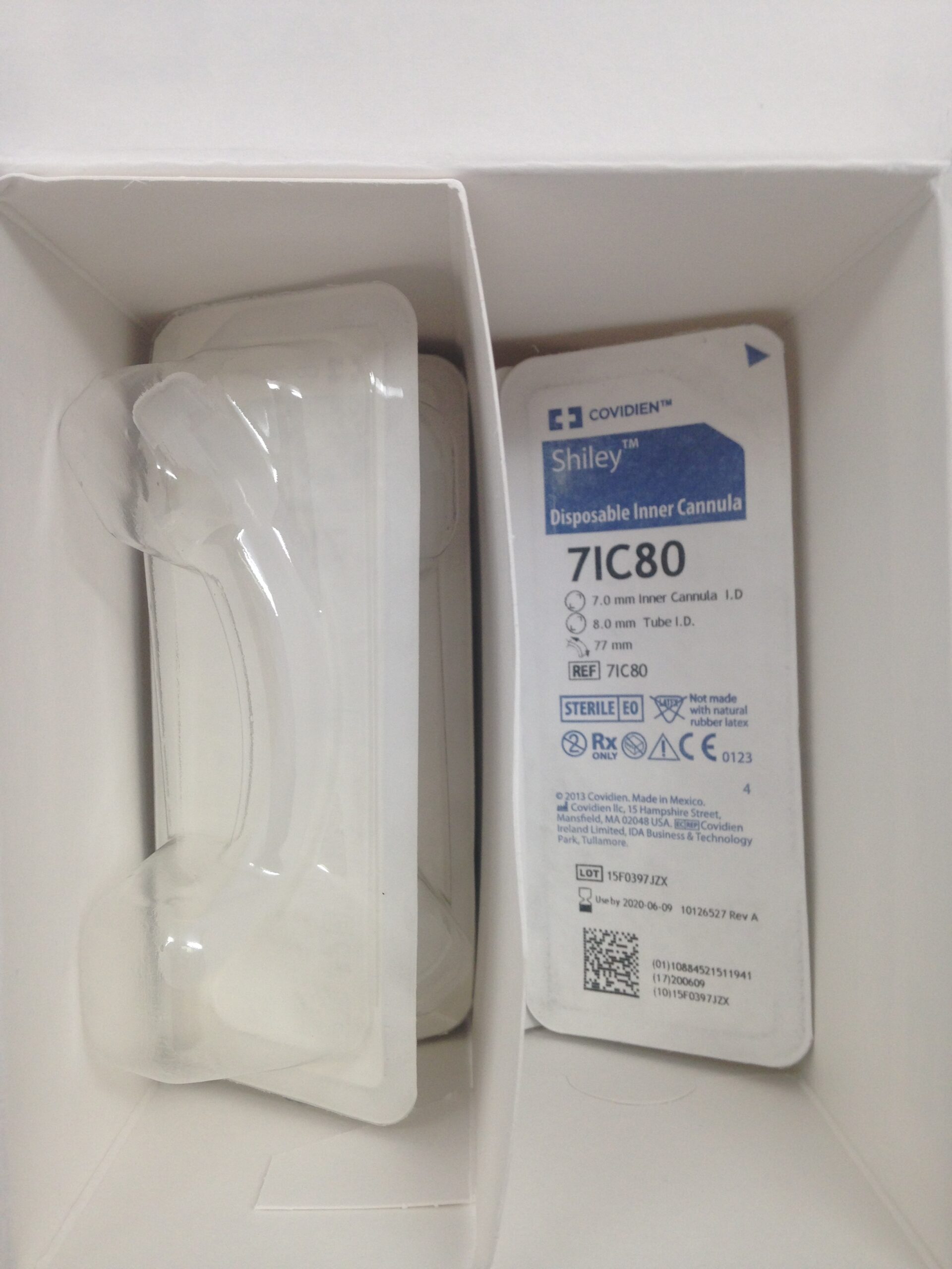 COVIDIEN 7IC80 Shiley Disposable Inner Cannula, 7.0mm I.D. (10/Box) (X ...