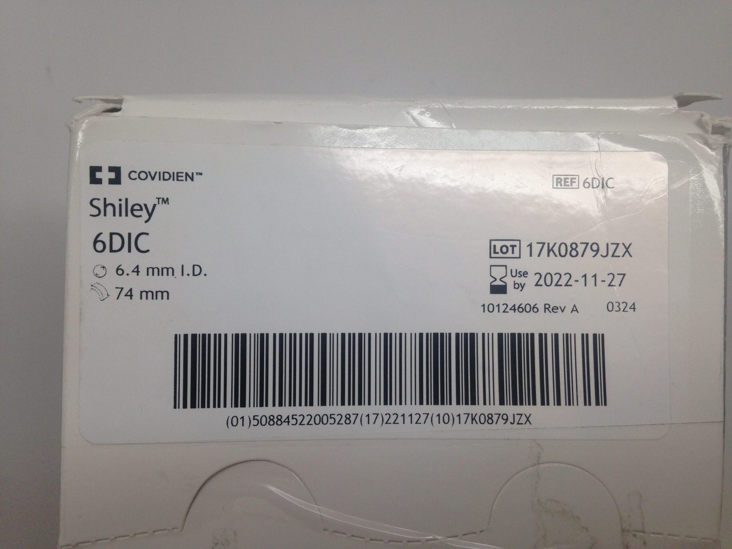 COVIDIEN 6DIC Shiley Inner Cannula, Disposable, 6.4mm I.D. (10/Box ...