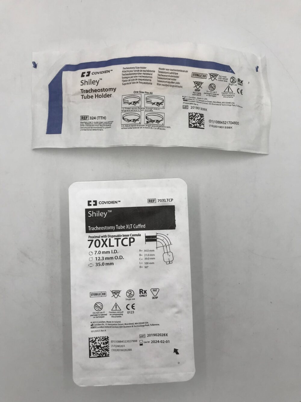 COVIDIEN 70XLTCP Shiley Tracheostomy Tube XLT Cuffed, Proximal With ...