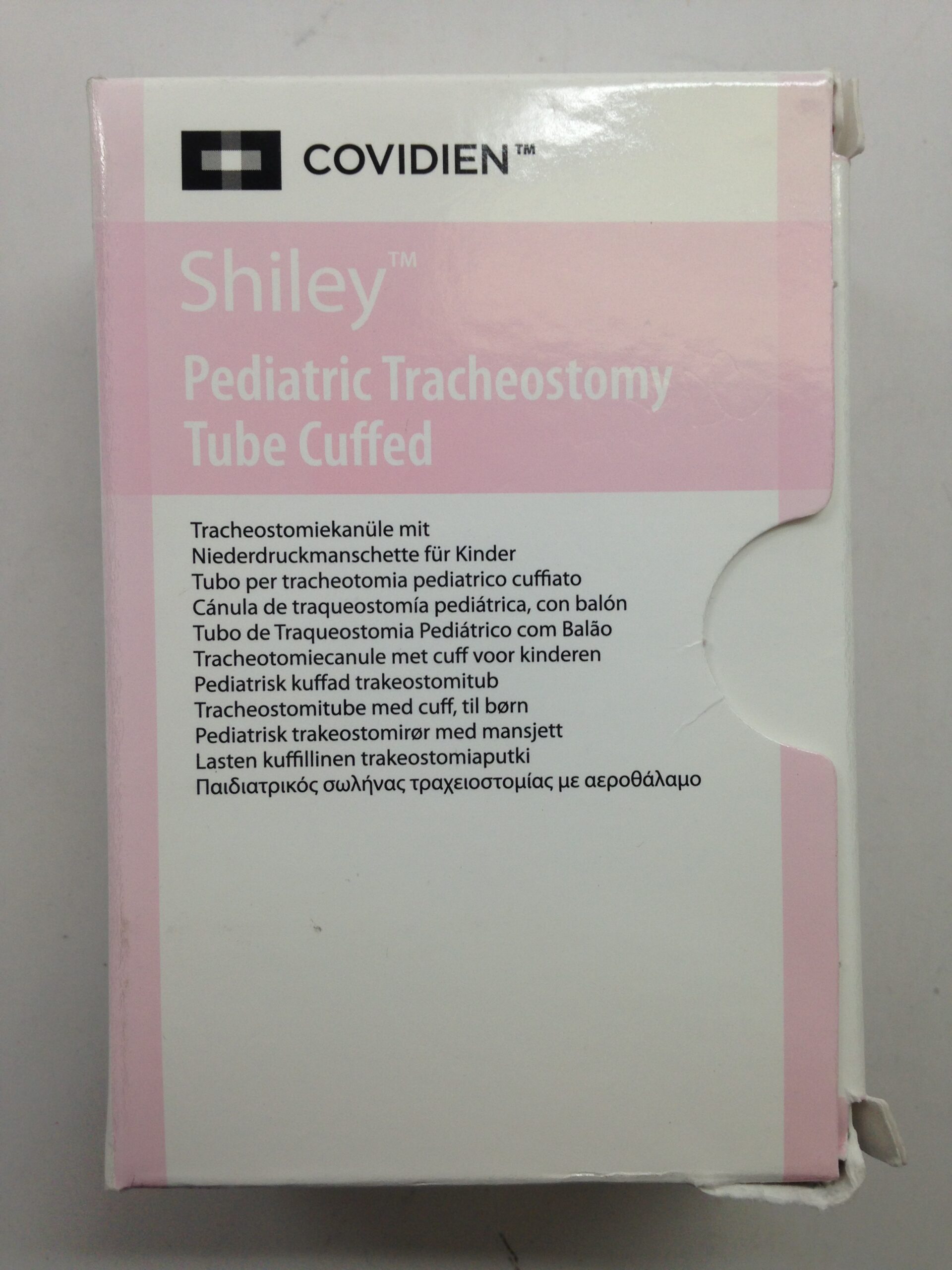 COVIDIEN 5.0PDC Shiley Pediatric Tracheostomy Tube Cuffed, 5.0mm I.D ...